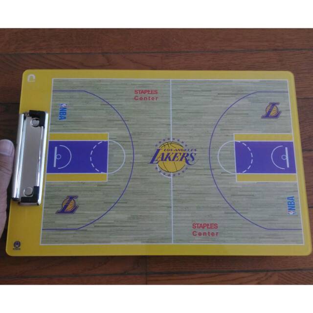 Jual Tactical Board Basket Lakers 25x35cm with Paper Clip | Shopee ...