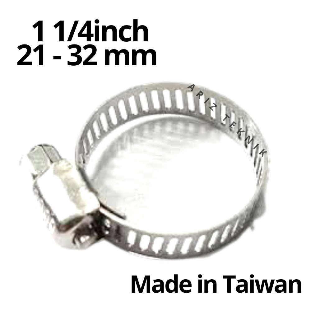 Jual Klem Stainless Steel Penjapit Selang Air Kompor Gas Lpg Hose Clamp