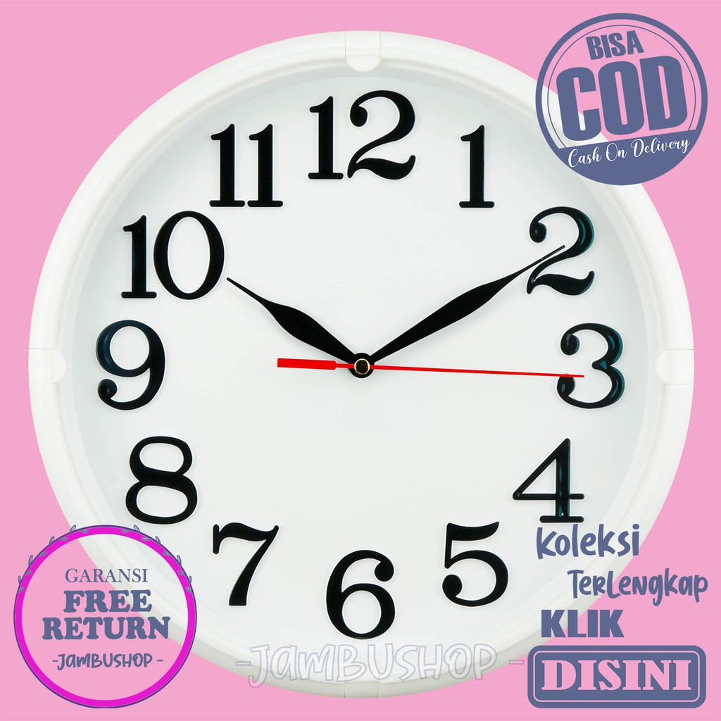 Jual Jam Dinding Polos Bagus Elegan Dekorasi Rumah Minimalis Murah Esa ...