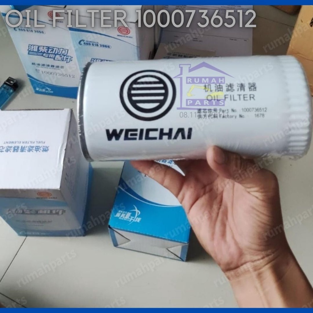 Jual Oil Filter Weichai - 1000736512 | Shopee Indonesia