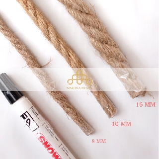 Jual Tali Tambang Goni 16 MM - Tampar Manila 1,6 CM Serat Sisal ...
