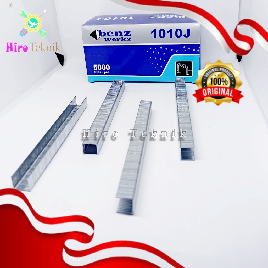Jual BENZ WERKZ Isi Staples tembakan angin mata staples 5000pcs Isi ...