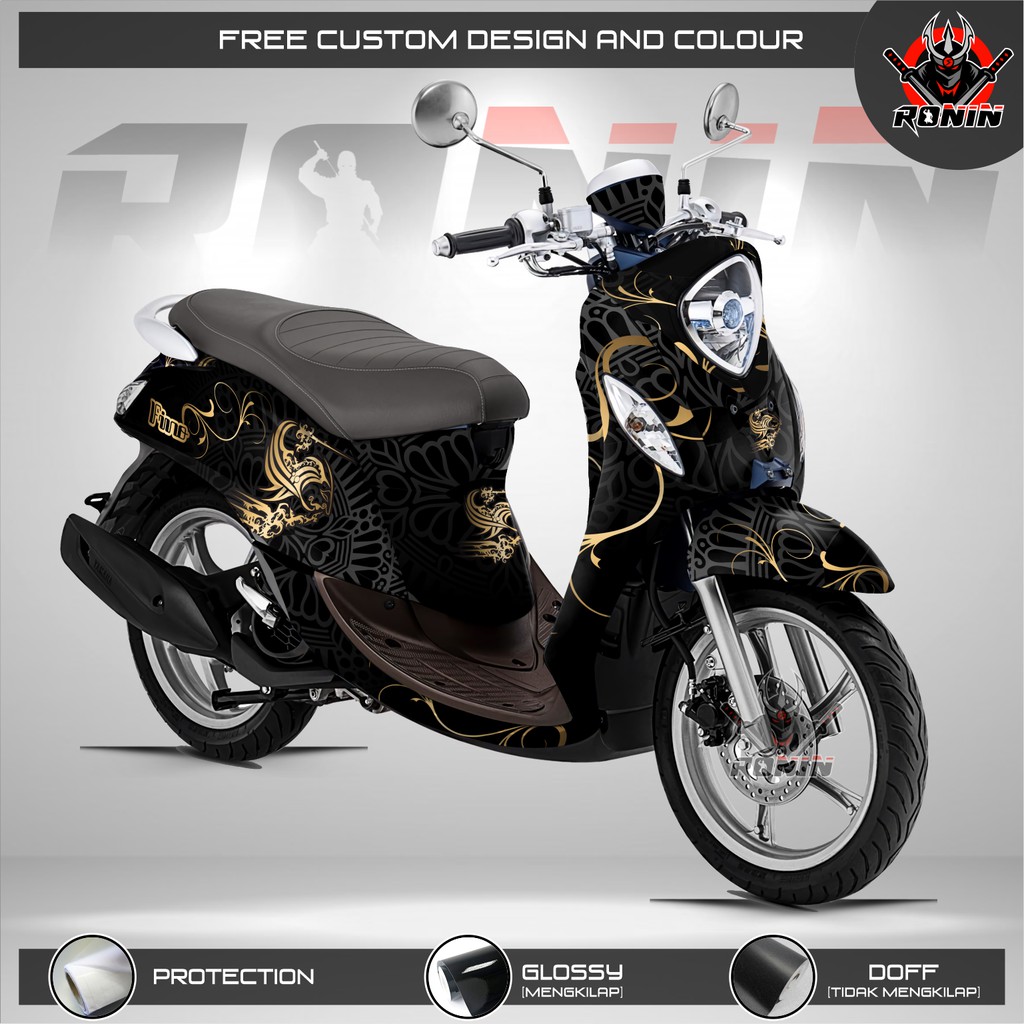 Jual Sticker Decal Full Body Fino Motif Wayang Gold | Shopee Indonesia