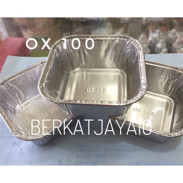Jual Cup OX 100 Alumunium Foil Tray (Isi 10 Pcs) | Shopee Indonesia