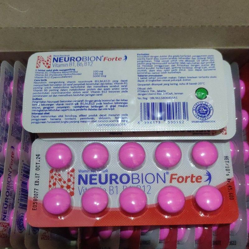 Jual NEUROBION Forte - HARGA STRIP 10 TABLET | Shopee Indonesia