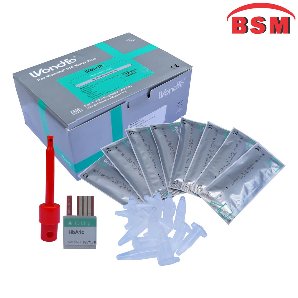 Jual HBA1C WANDFO 25 TEST MICROALBUMIN WONDFO POCT Hba1c WONDFO ...