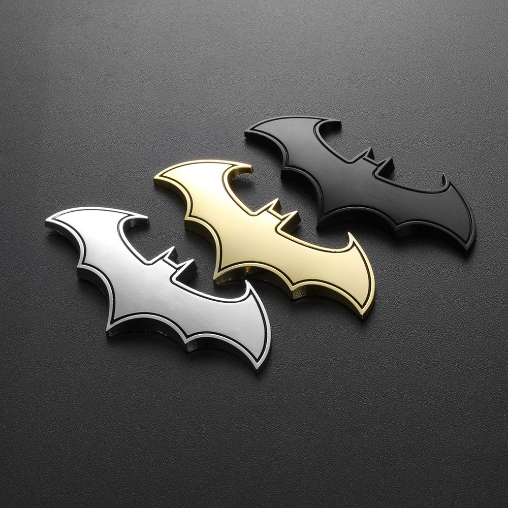 Jual 3D Metal Bat Auto Logo Car Sticker Metal Batman BetmenBadge Emblem ...