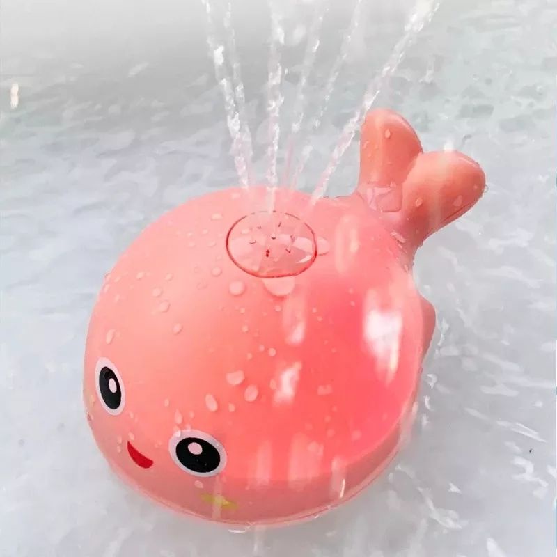 Jual Mainan mandi bayi semprot air mancur spray bentuk ikan paus dan ...