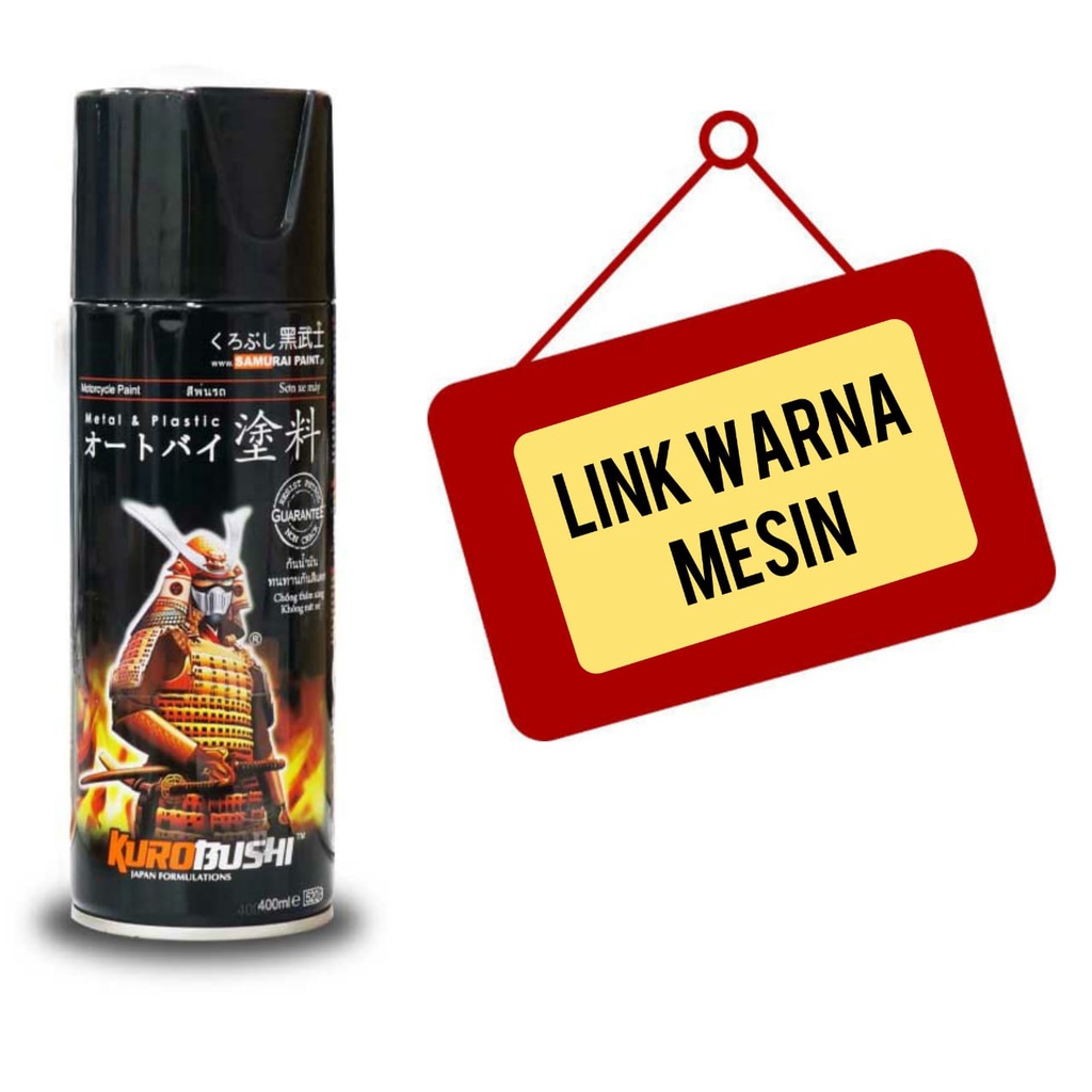 Jual cat semprot samurai pilok pilox samurai varian warna mesin anti ...