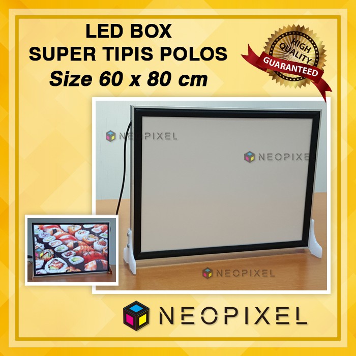 Jual Neon box Super Tipis uk 60x80 cm 2 Sisi - Light box menu Café ...