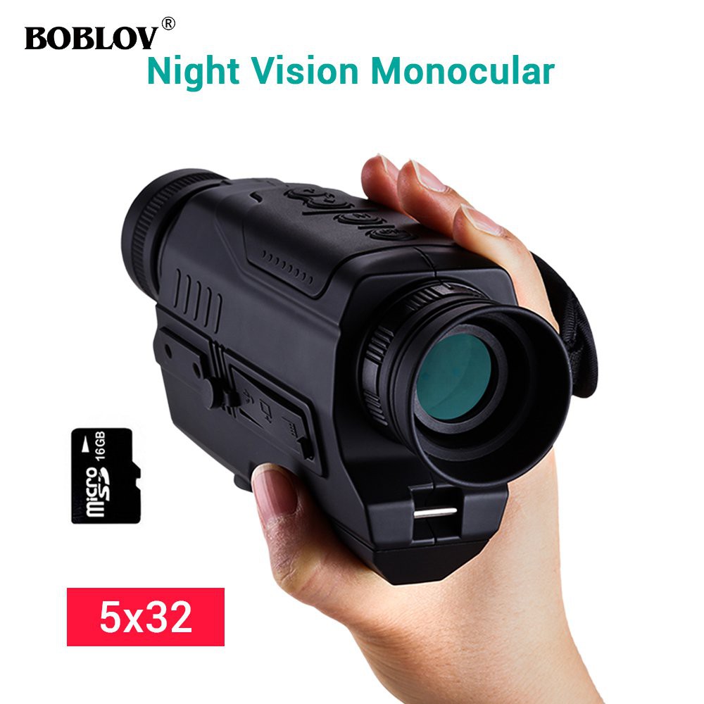 Jual Boblov 5x32 Infrared Night Vision Portable Monocular Digital Scope ...