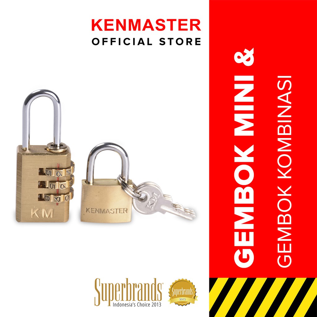 Jual Kenmaster Gembok Mini + Gembok Kombinasi MG-213/201 - CLEARANCE ...