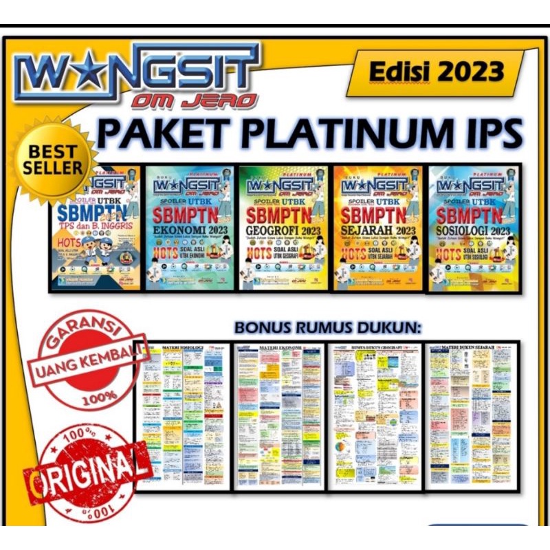 Jual WANGSIT PAKET PLATINUM IPS 2023 ORI 100% | Shopee Indonesia