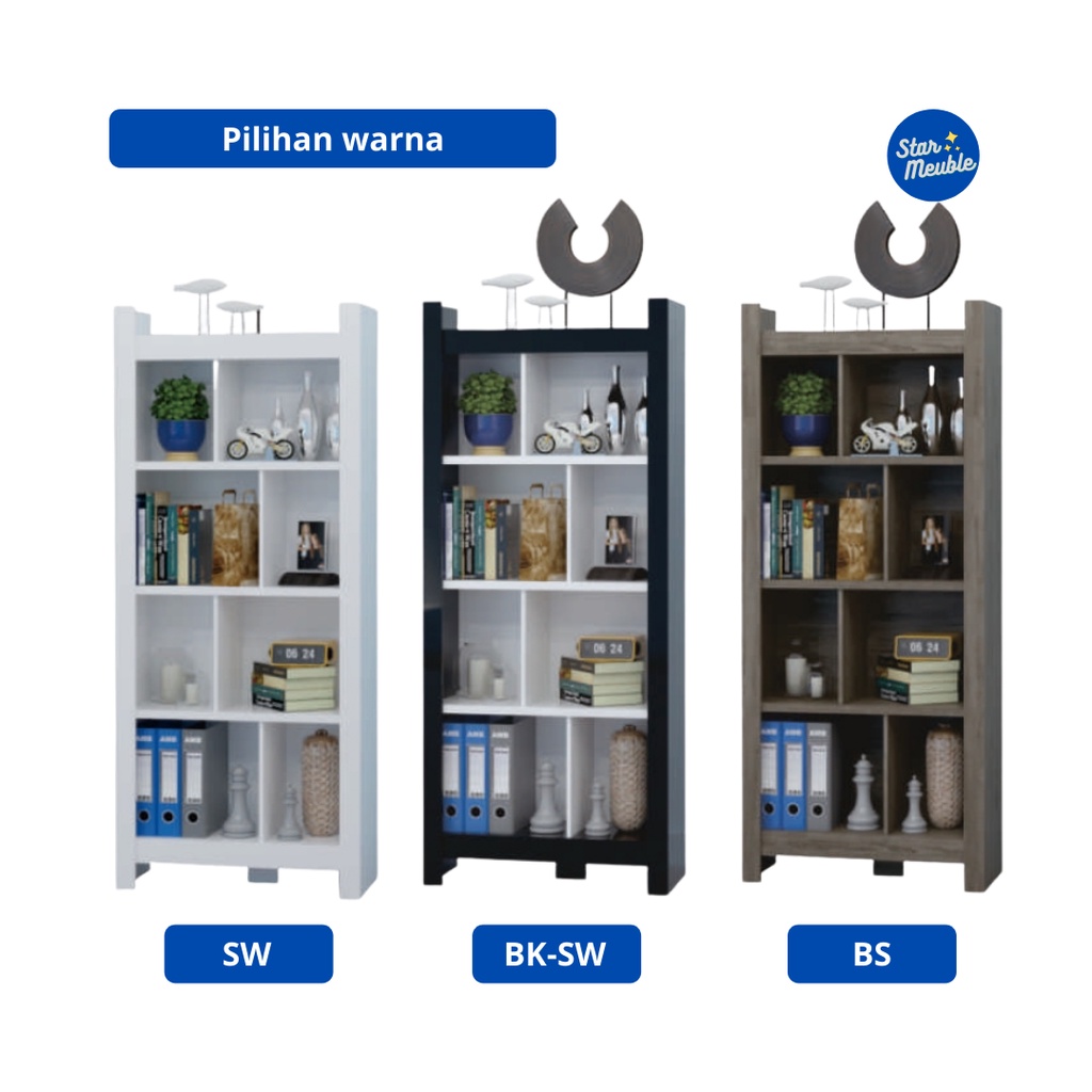 Jual Rak Buku Rak Serbaguna Rak Susun Modern Minimalis Simple RB 70 ...
