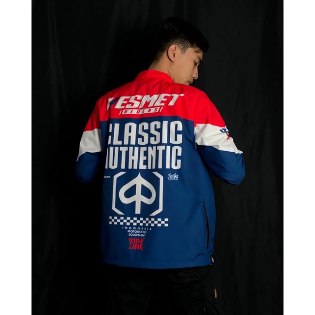 Jual [WATERPROOF] JAKET VINTAGE VESPA MATIC VESMET SPRINT LX PRIMAVERA ...