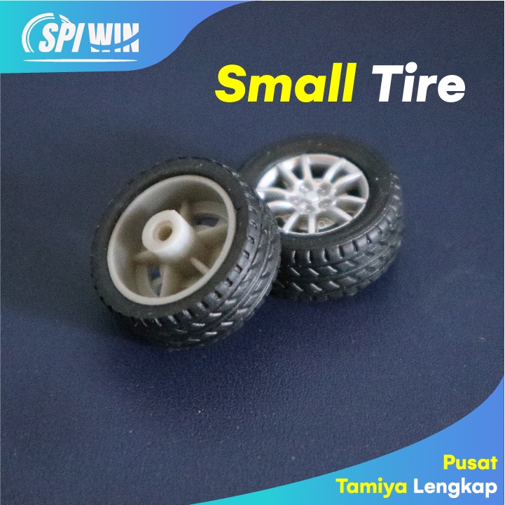 Jual Ban Tamiya Small Tire 2pcs karet + velg TZ SET | Shopee Indonesia