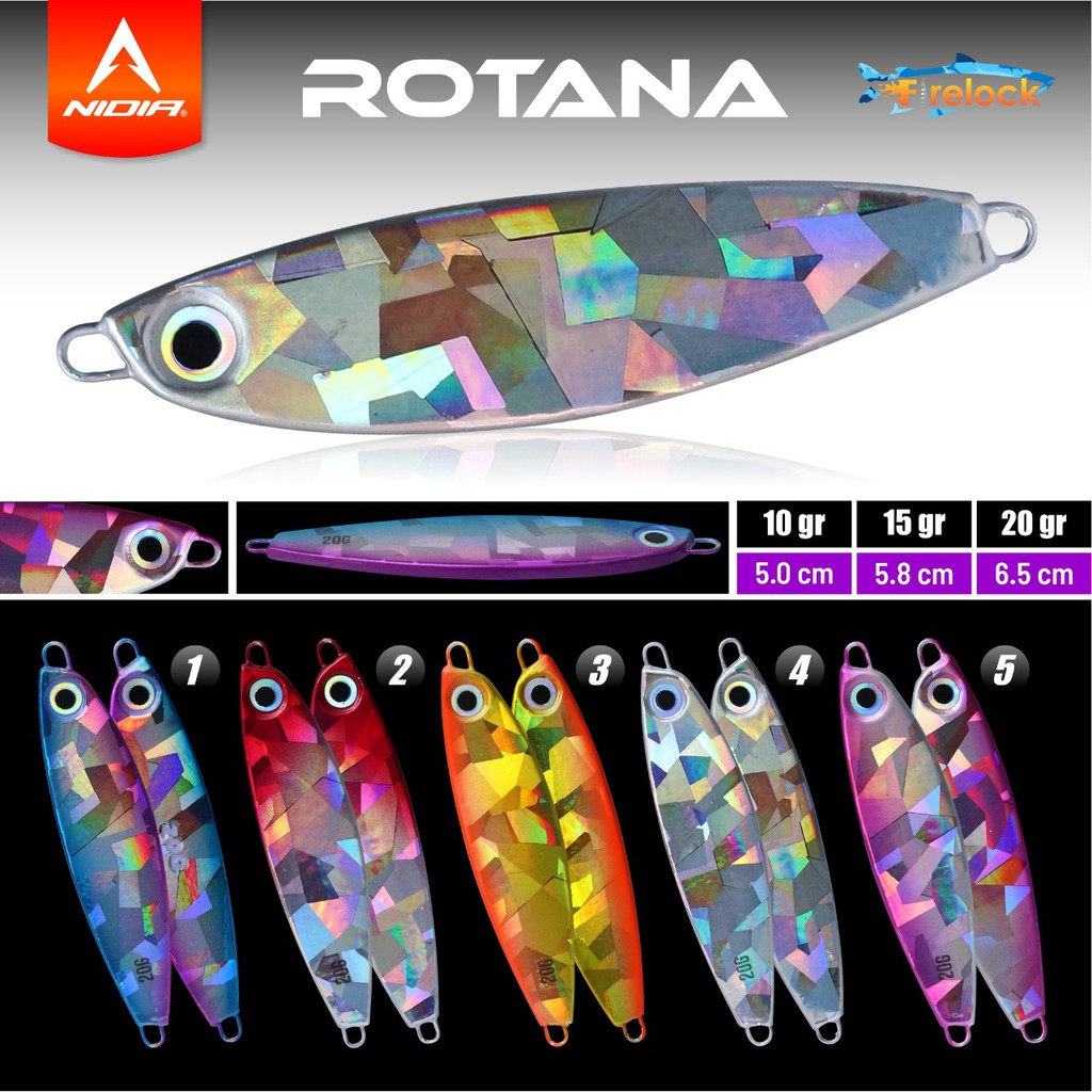 Jual Metal Jig 10 Gram - 15 Gram - 20 Gram untuk Micro Jigging dan Cast Jig - Micro Jig ROTANA ...