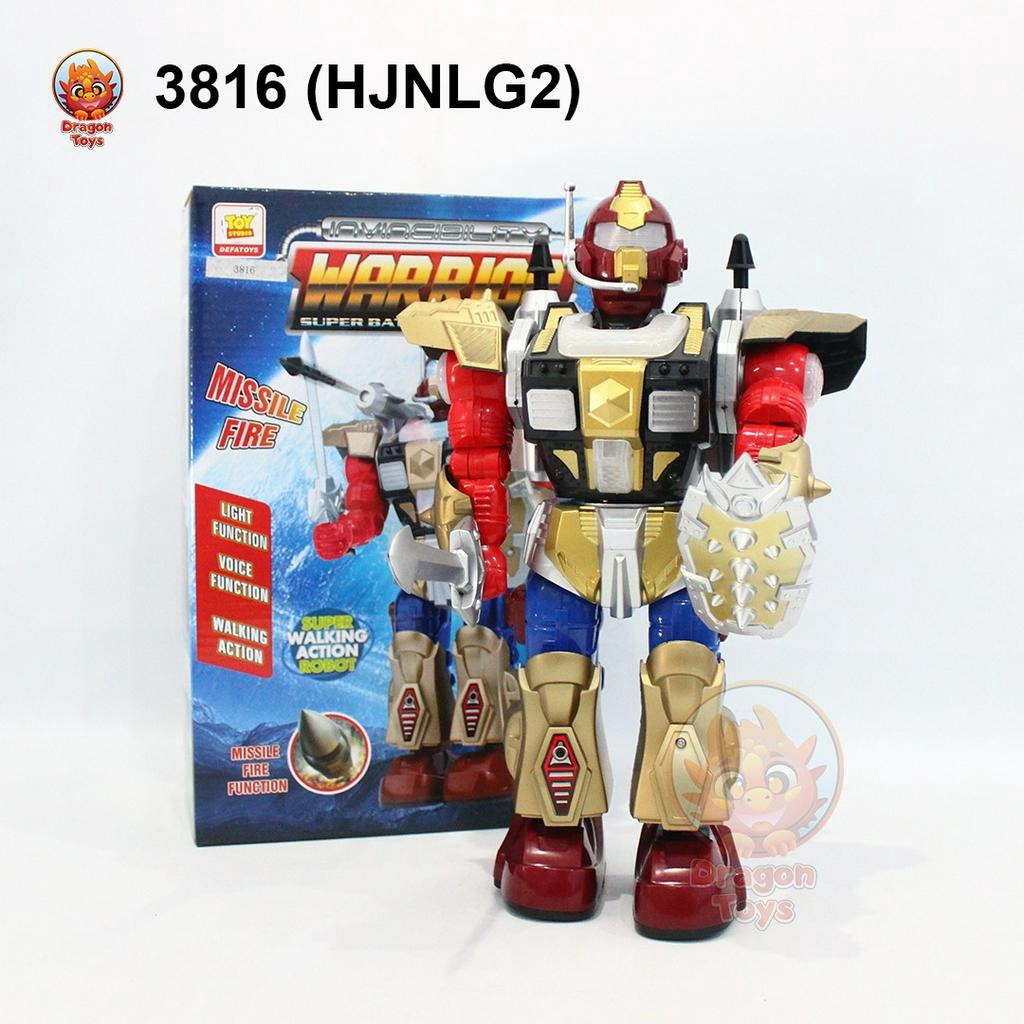 Jual MAINAN ROBOT WARRIOR - MAINAN ROBOT BATERAI - MAINAN ANAK MATARAM | Shopee Indonesia
