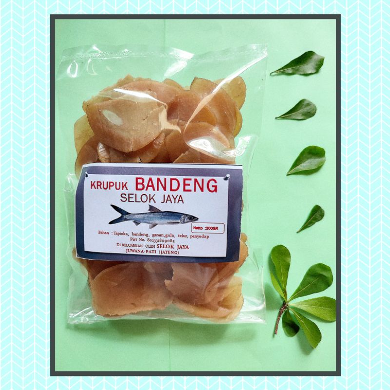 Jual Kerupuk Ikan Bandeng Selok Jaya Juwana (200gr) | Shopee Indonesia