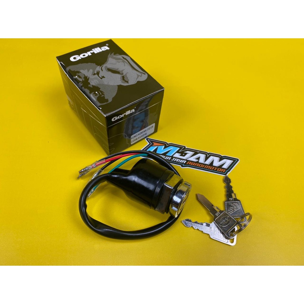 Jual kunci kontak cb 100 cg125 s90 kabel 4 besi hm gorilla | Shopee ...