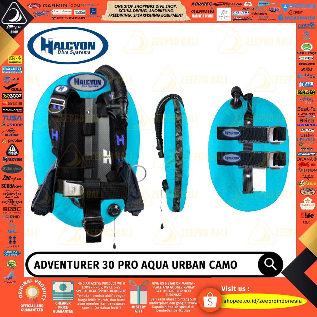 Jual Technical Diving BCD Halcyon Adventurer 30 Pro Scuba Dive Wing BC ...