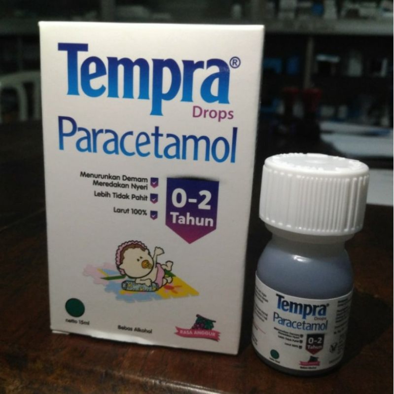 Jual tempra paracetamol drops 15 ml jamin ori | Shopee Indonesia