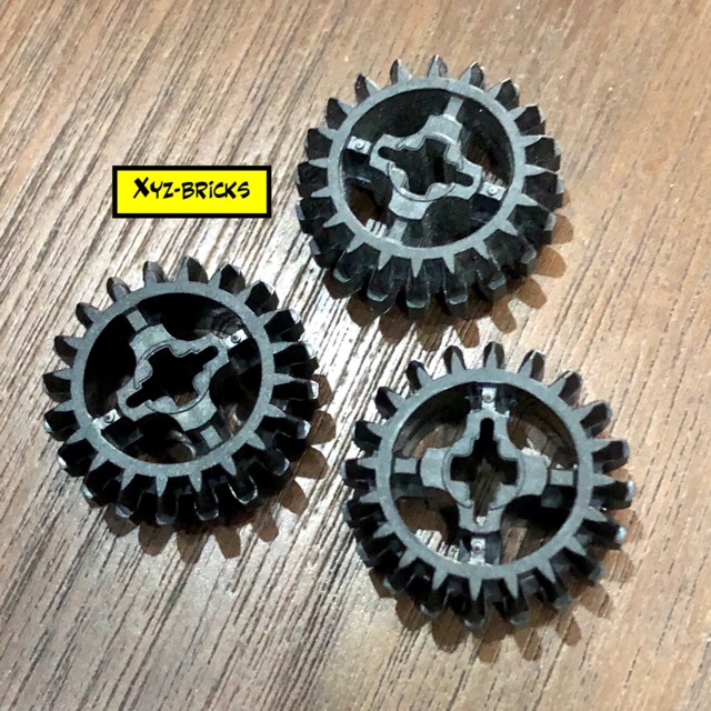 Jual LEGO PARTS 6093977 - Technic Double Conical Wheel Z20 1M Black ...