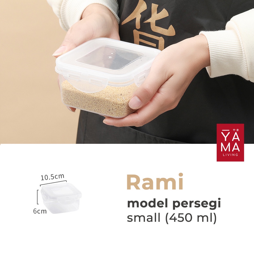 Jual YAMA RAMI Food Container Kotak Makanan Plastik Transparan Bekal ...