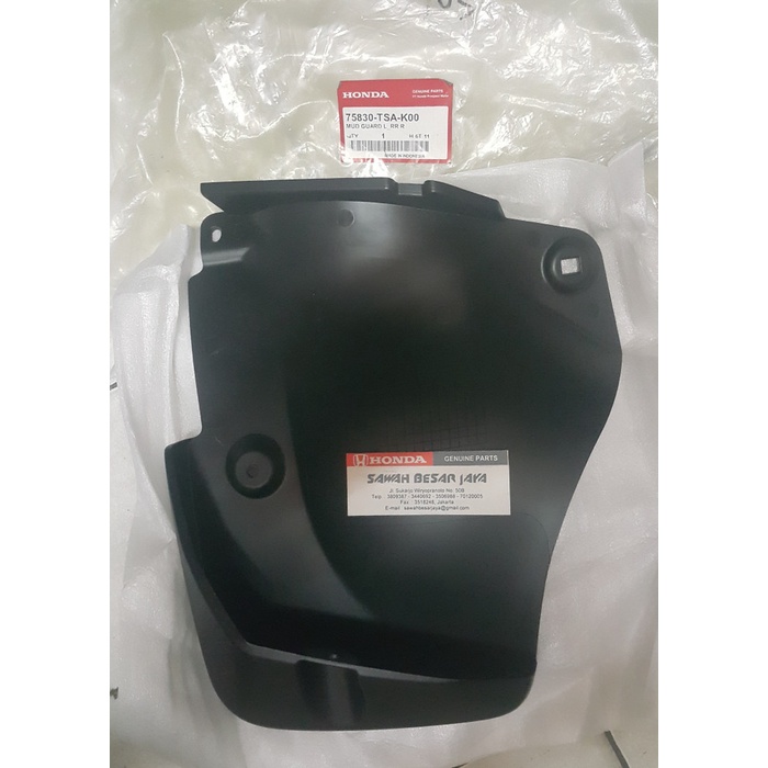Jual mudguard / karpet lumpur / kepet roda belakang brv ORIGINAL ...