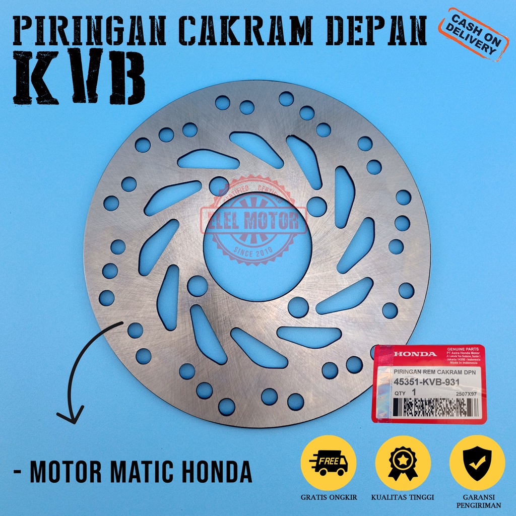 Jual Piringan Cakram Depan Motor Honda Scoopy Beat Vario 110 Vario 125 ...