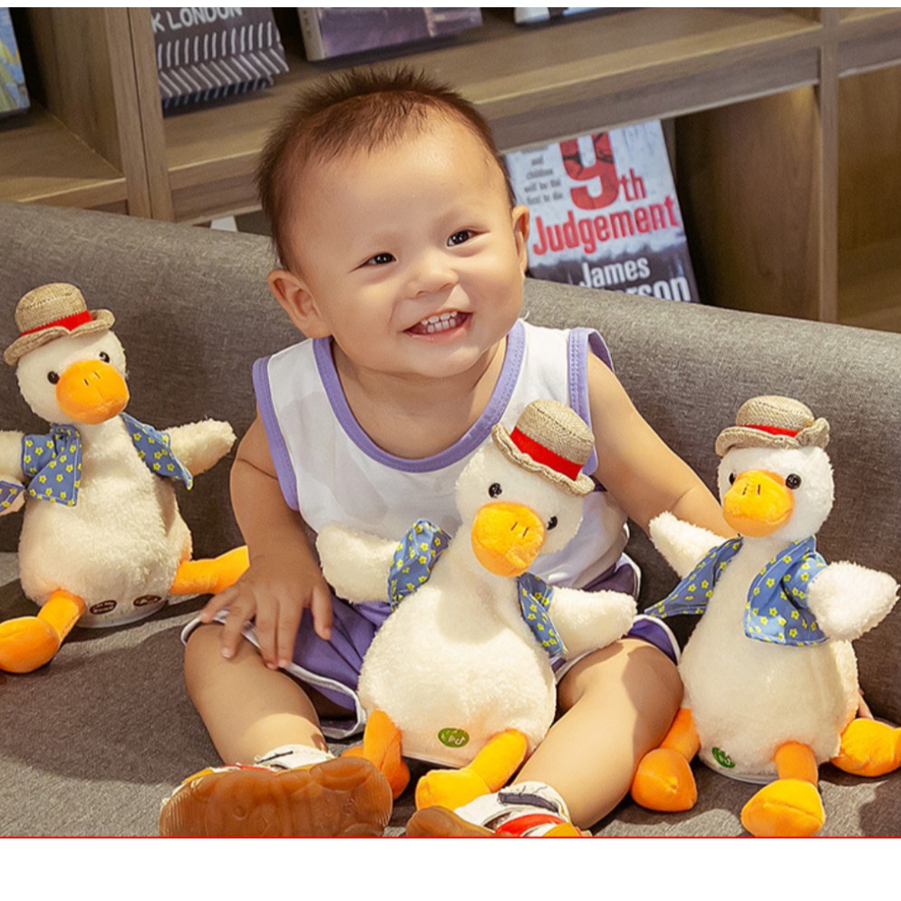 Jual [FREE BATRE /KABEL USB] mainan boneka bebek/talking Ducks/meniru ...