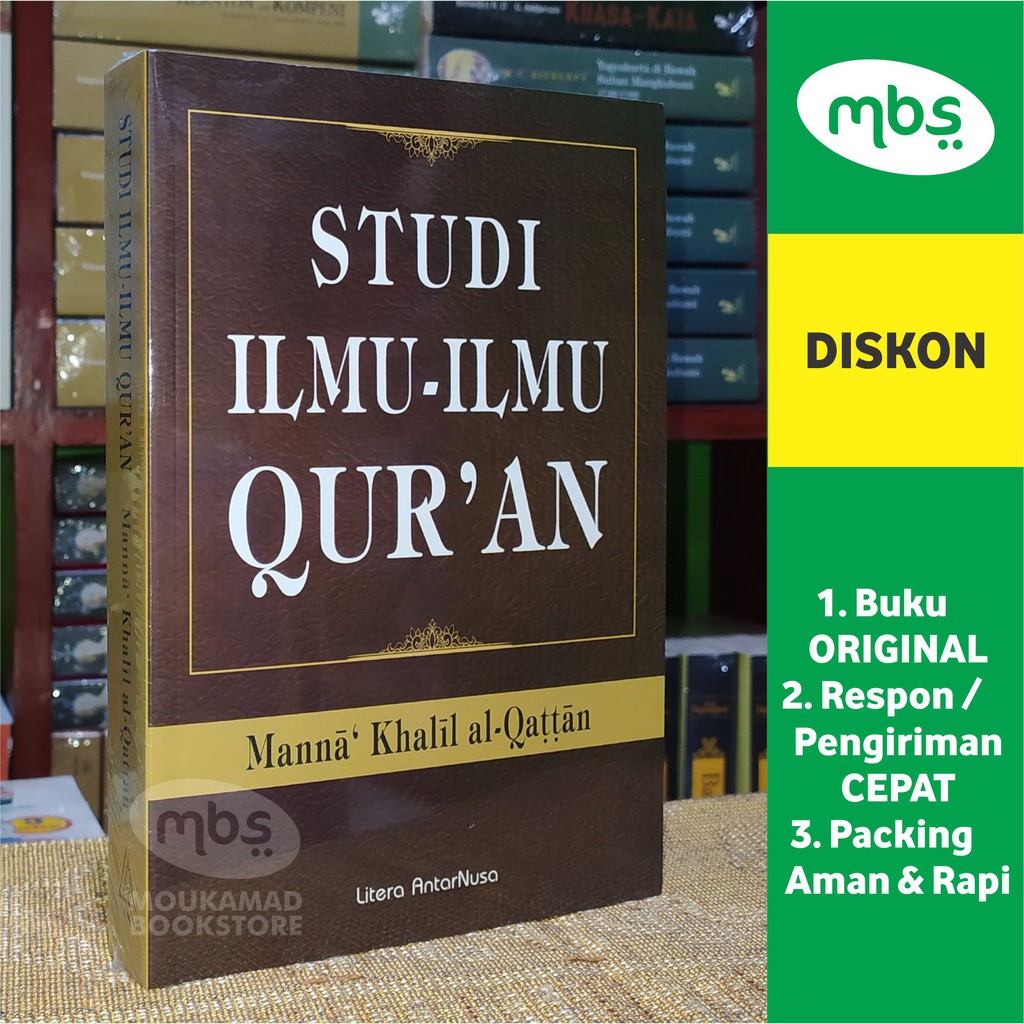 Jual BUKU STUDI ILMU-ILMU QUR'AN - Manna Khalil al-Qattan | Shopee ...