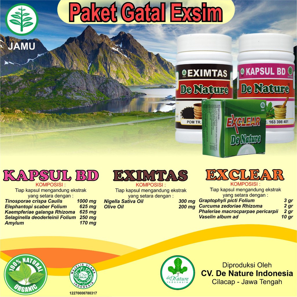 Jual Obat Herbal Eksim Exim Kering Dan Basah Gatal Panu Kadas Kudis ...