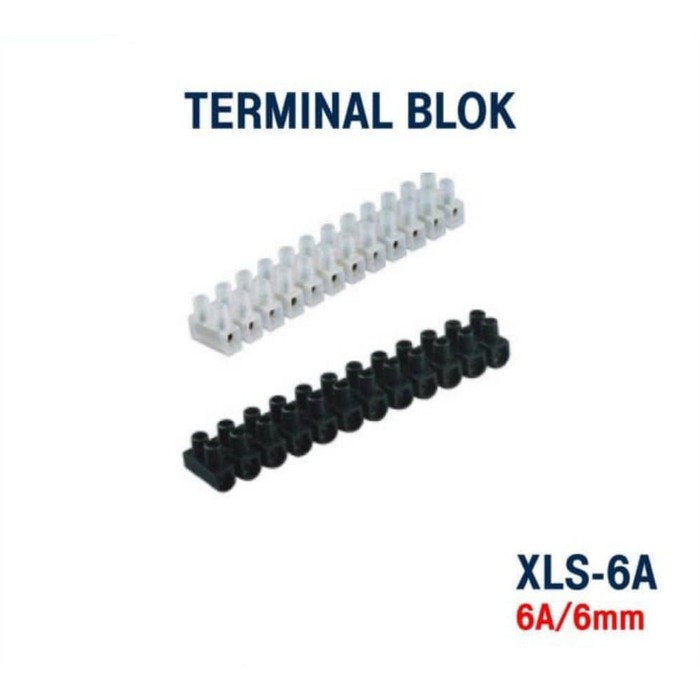 Jual Terminal Blok Krustin XLS-6A 6A/6mm MERK FORT | Shopee Indonesia