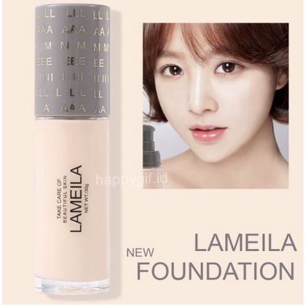Jual TERMURAH LAMEILA NEW Foundation Concealer Tiga Warna Take Care Of ...