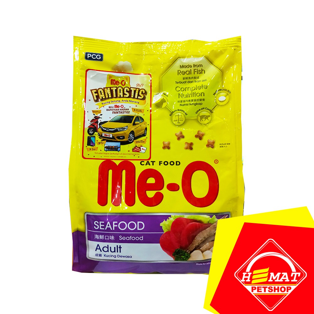 Jual Meo Seafood Adult 1,2 Kg Makanan Kucing Me-O 1.2Kg | Shopee Indonesia