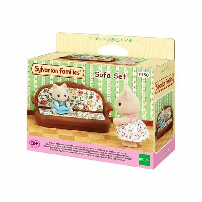 Jual Mainan Koleksi Sylvanian Families Sofa Set (Kemasan pudar ...