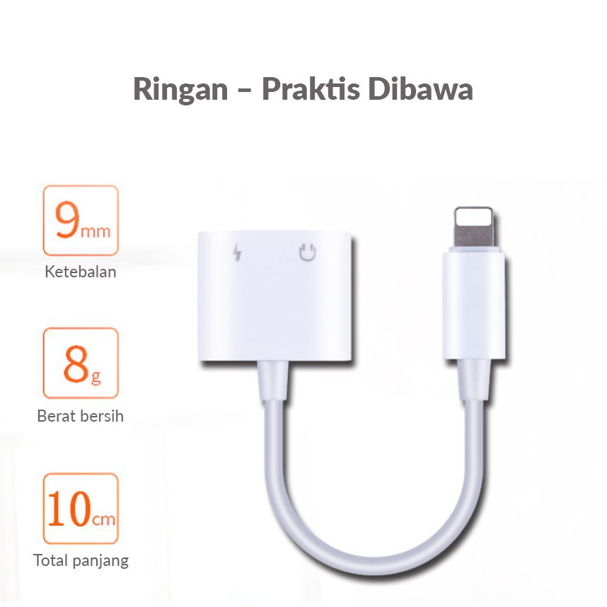Jual Adaptor Untuk Iphone 3 in 1 / 4 in 1 | Shopee Indonesia