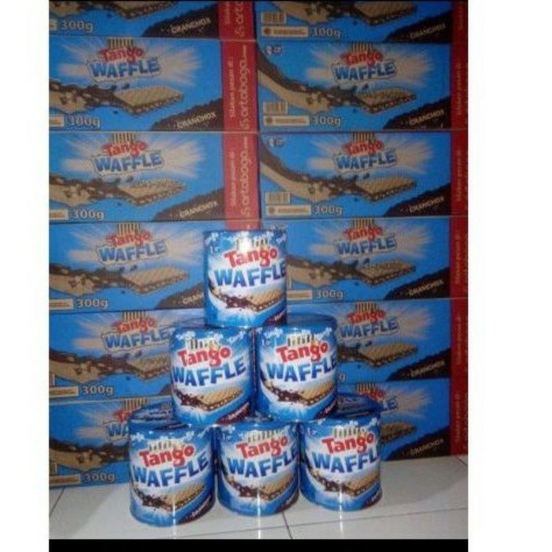 Jual TANGO Waffle Crunchox kemasan kaleng 300 gr | Shopee Indonesia