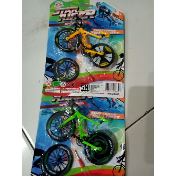 Jual MAINAN SEPEDA MINIATUR STAR RAIDER SPEED BIKE | Shopee Indonesia