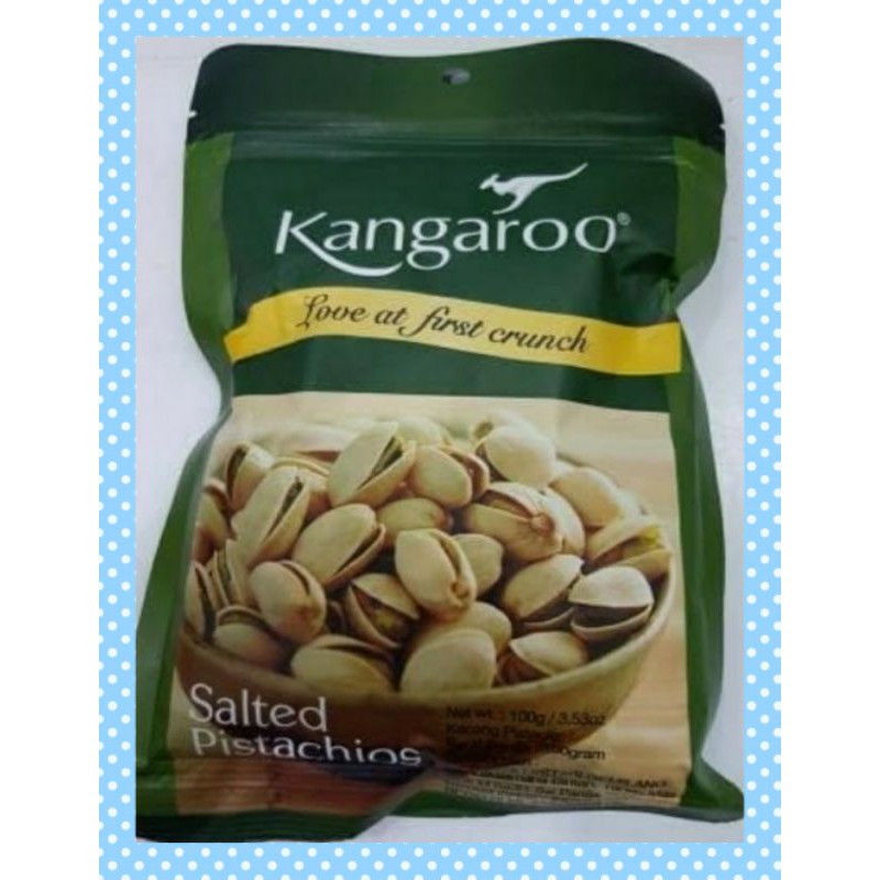 Jual Oleh Oleh Khas Batam Kacang Pistachios Kangaroo 100 G | Shopee ...