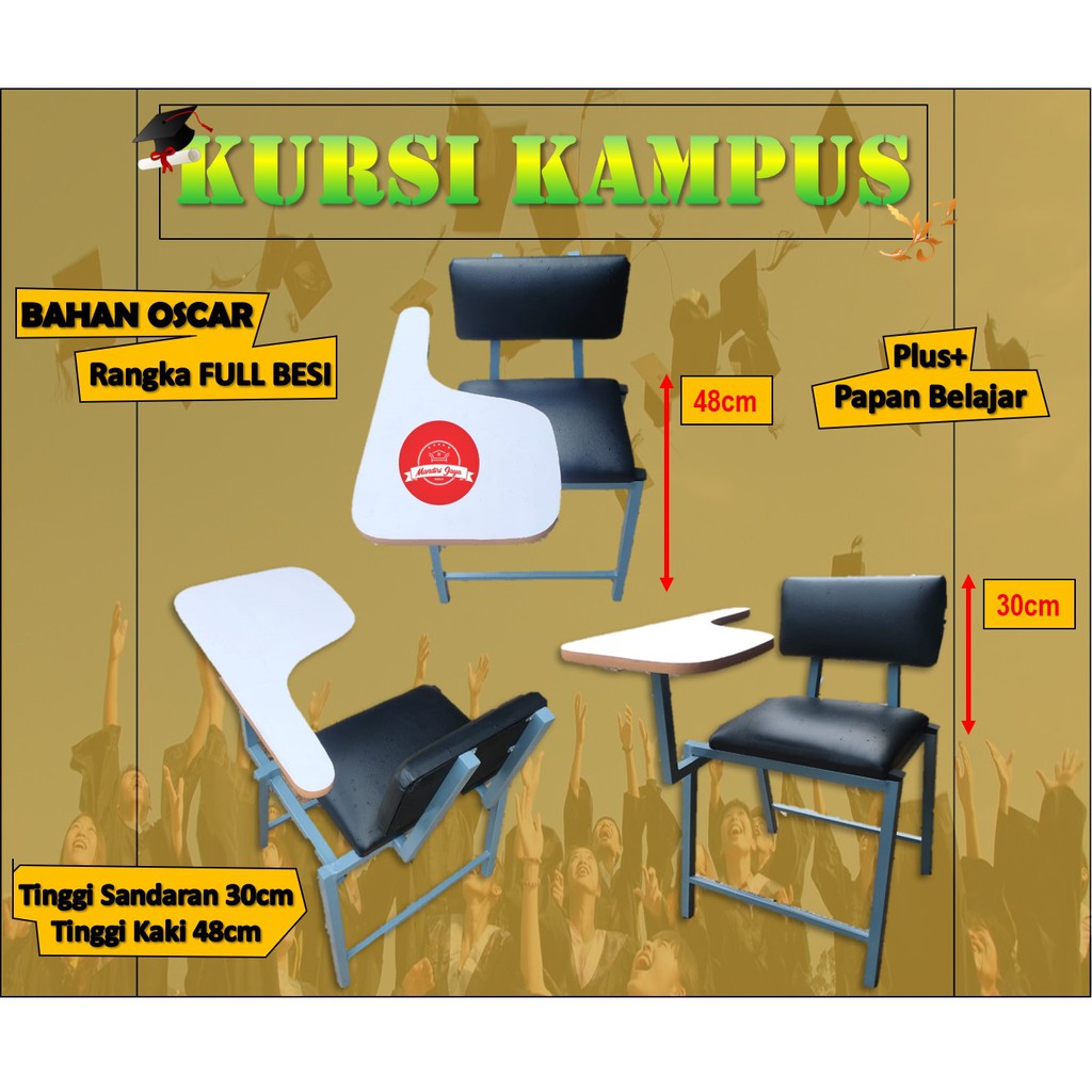 Jual Promo Kursi Kuliah, Sekolah S1/SMA/SMP. Kursi Lab, Kursi Belajar ...