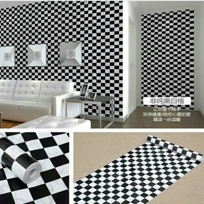 Jual Wallpaper Sticker Dinding Murah Rumah Kamar Bagus minimalis motif ...