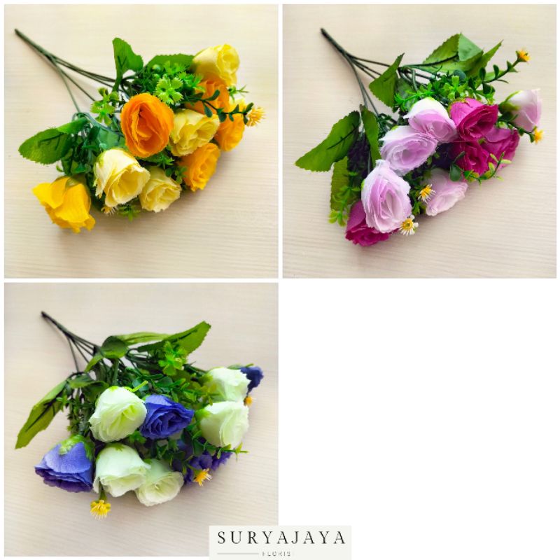 Jual BUNGA MAWAR MINI P38 x5 (10 kuntum bunga) / Bunga Artificial ...