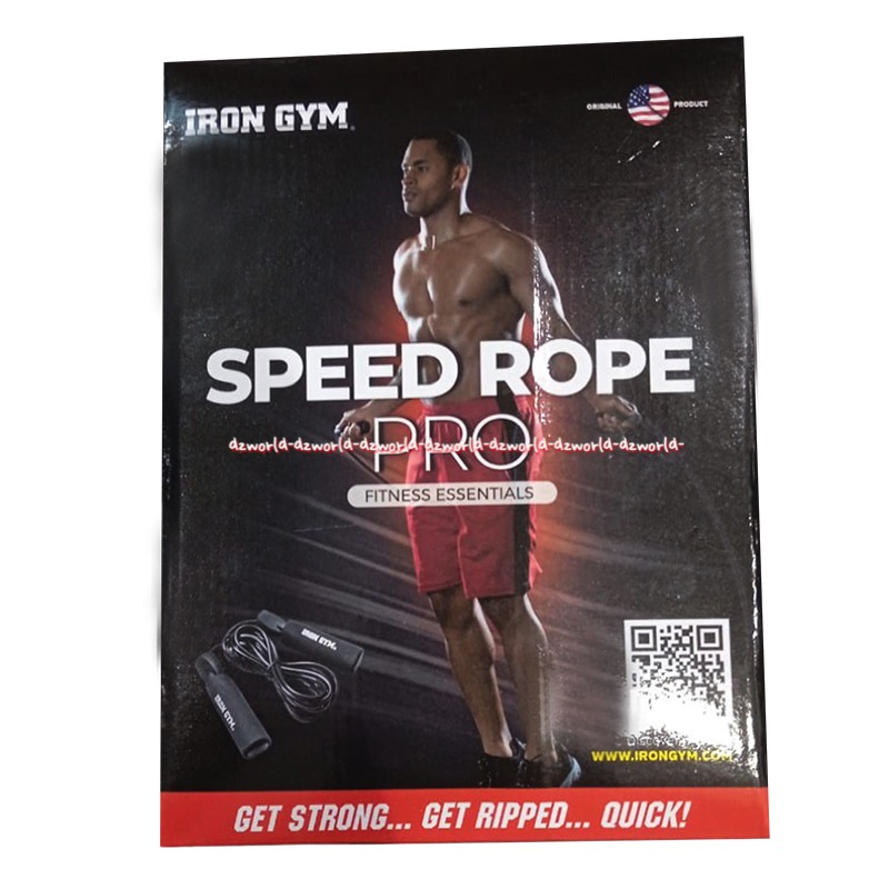 Jual Iron Gym Speed Rope Skip Rope Pro Tali Skipping Irongym Tali Skip ...