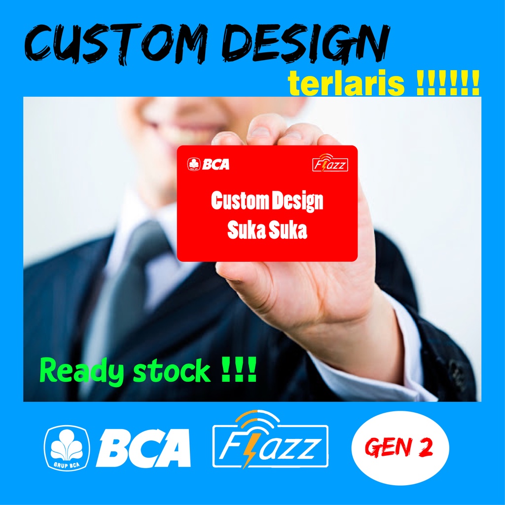 Jual CUSTOM FLAZZ BCA GEN 2 EMONEY ETOLL E-MONEY DESIGN SUKA SUKA ...