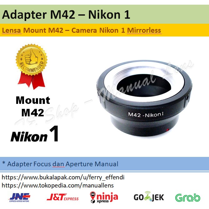 Jual Adapter M42-N1 - M42 Lens To Nikon 1 Mirrorless Camera | Shopee ...
