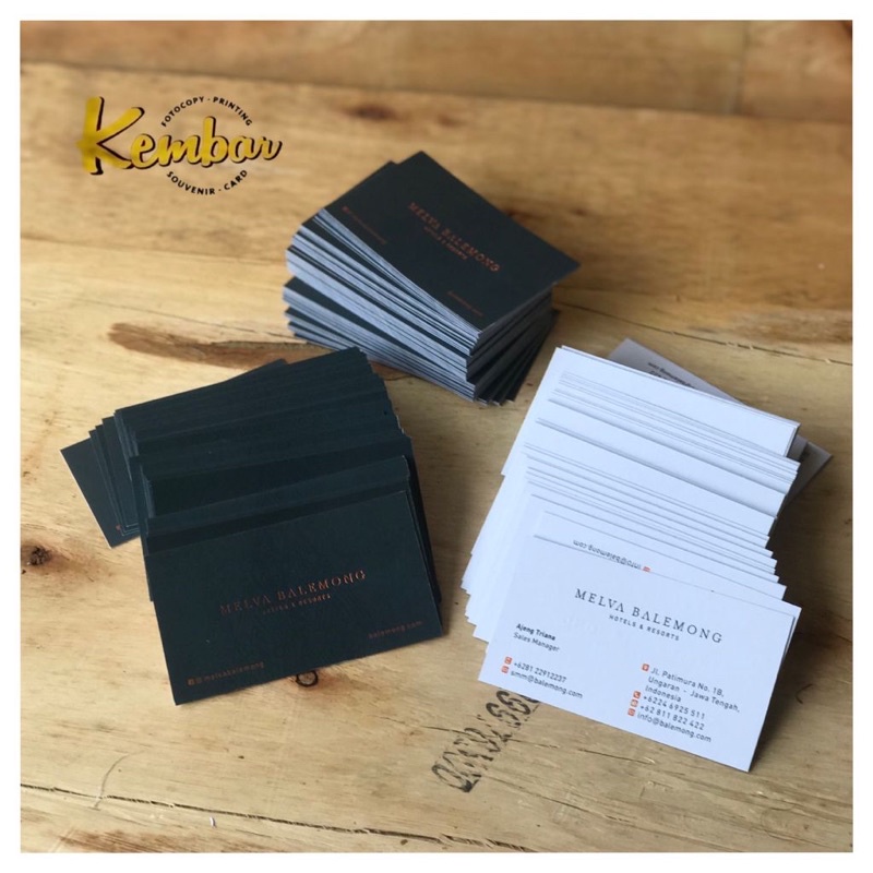 Jual CETAK KARTUNAMA FULLCOLOURS IVORY 260 gr 1 sisi plus laminasi 1 ...