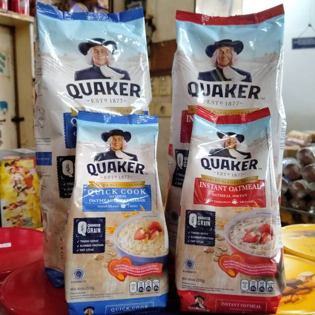 Jual Quaker Oats Oatmeal Quick Cook Instant Oatmeal | Shopee Indonesia