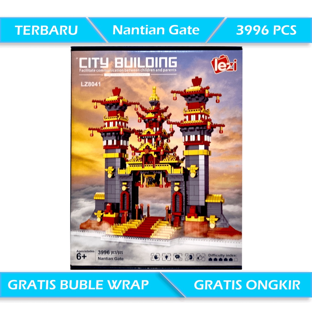 Jual Nantian Gate Building Blocks Land Mark nano Block Lego brick ...